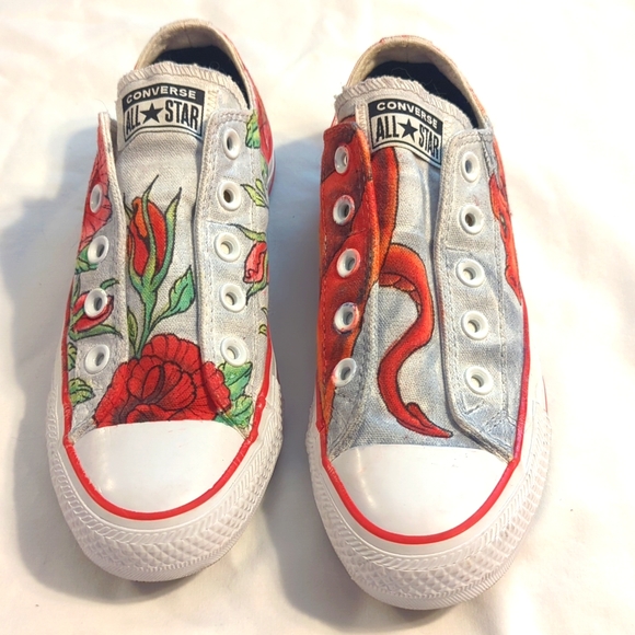 Converse | Shoes | Custom Converse All Star Chuck Taylor Tennis Shoes ...